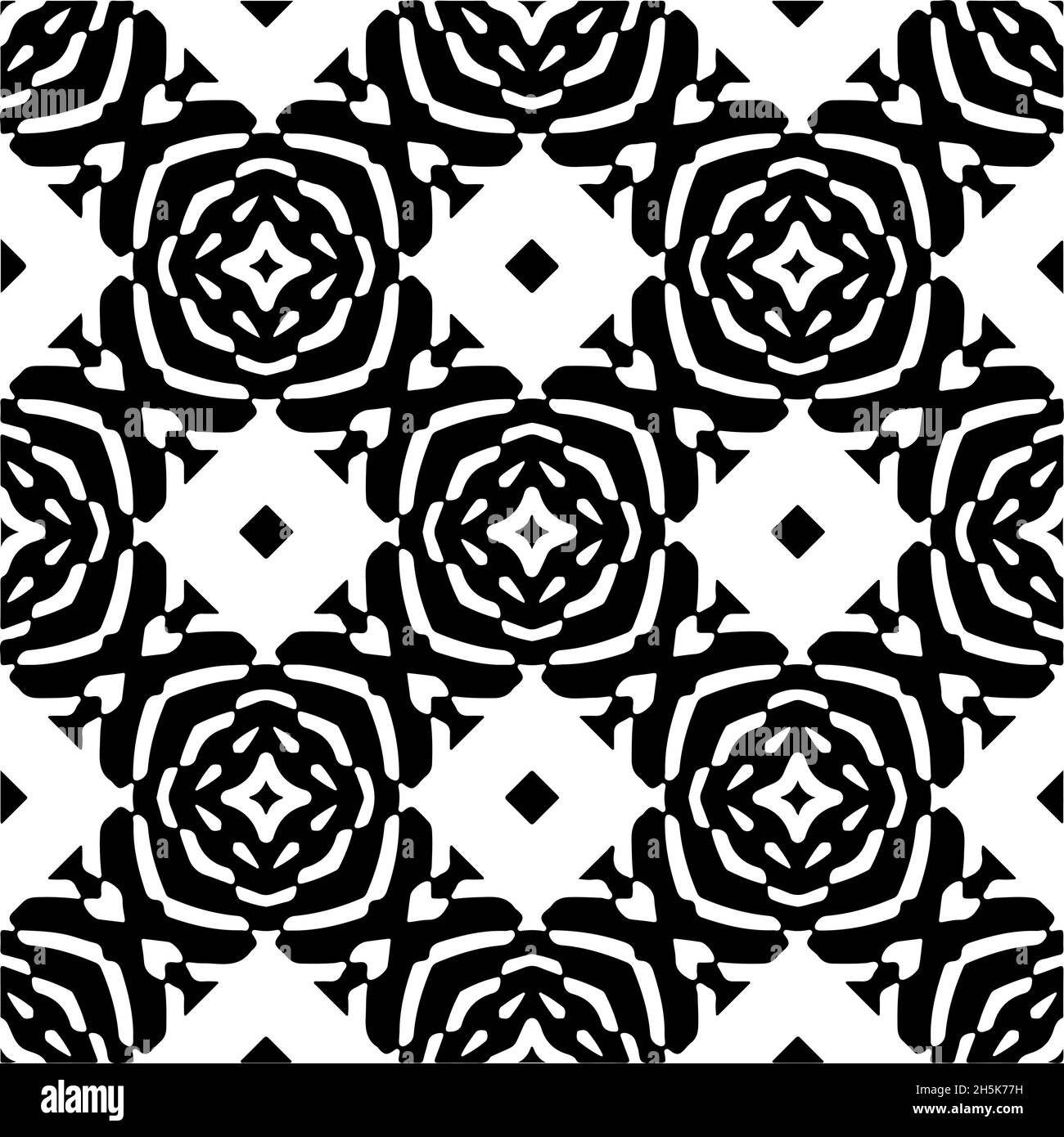 Vector geometric seamless pattern.Modern geometric background with ...