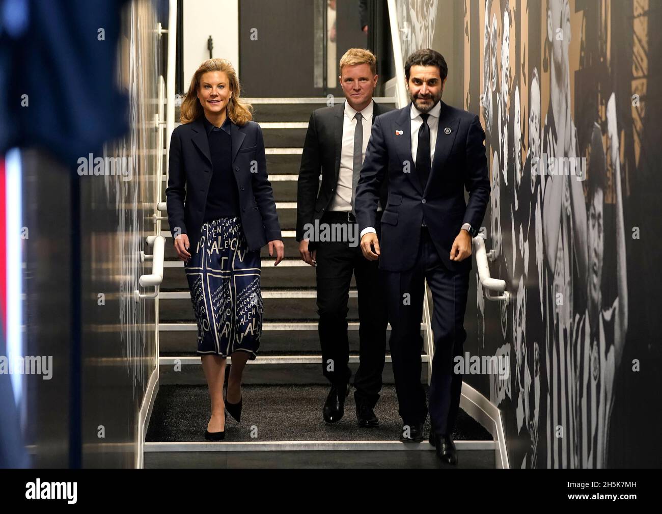Club director Amanda Staveley and husband Mehrdad Ghodoussi (right ... Club director Amanda Staveley and husband Mehrdad Ghodoussi (right ...