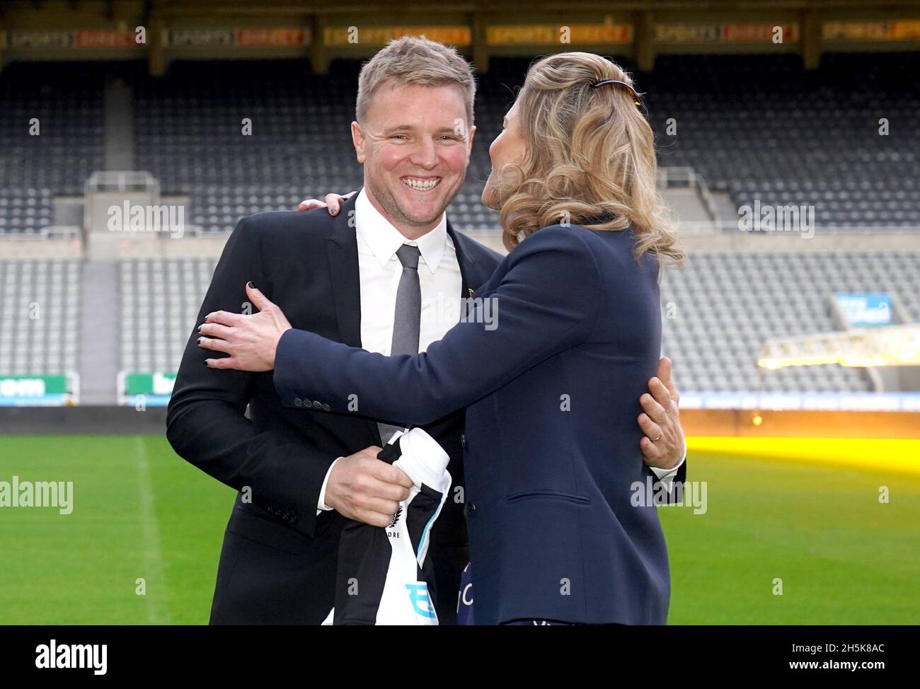 Club director Amanda Staveley with newly appointed Newcastle United ... Club director Amanda Staveley with newly appointed Newcastle United ...