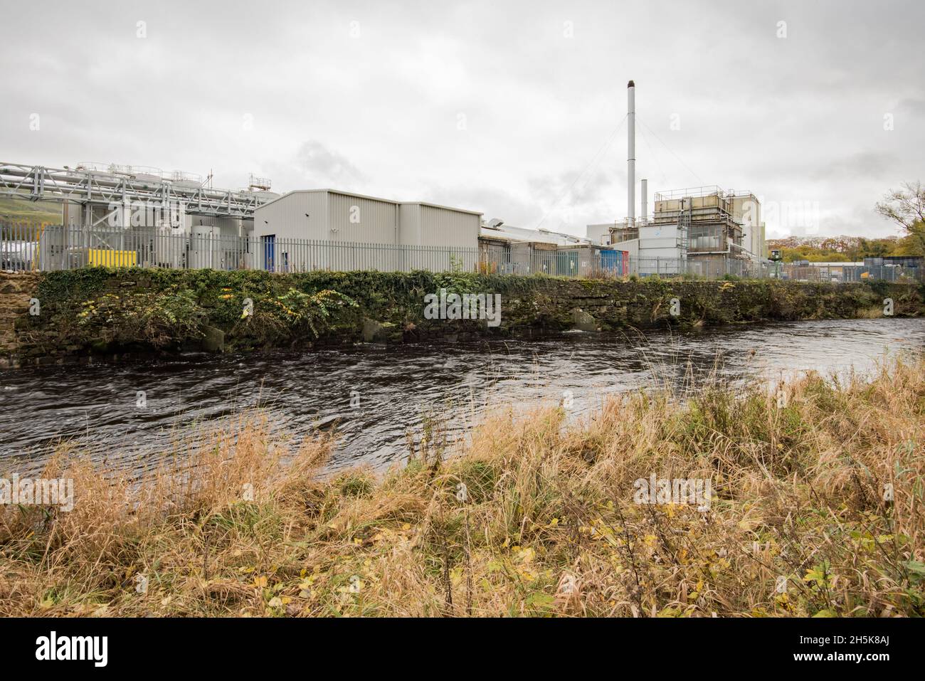 This is the Arla works at Settle in North Yorkshire, located alongside ...