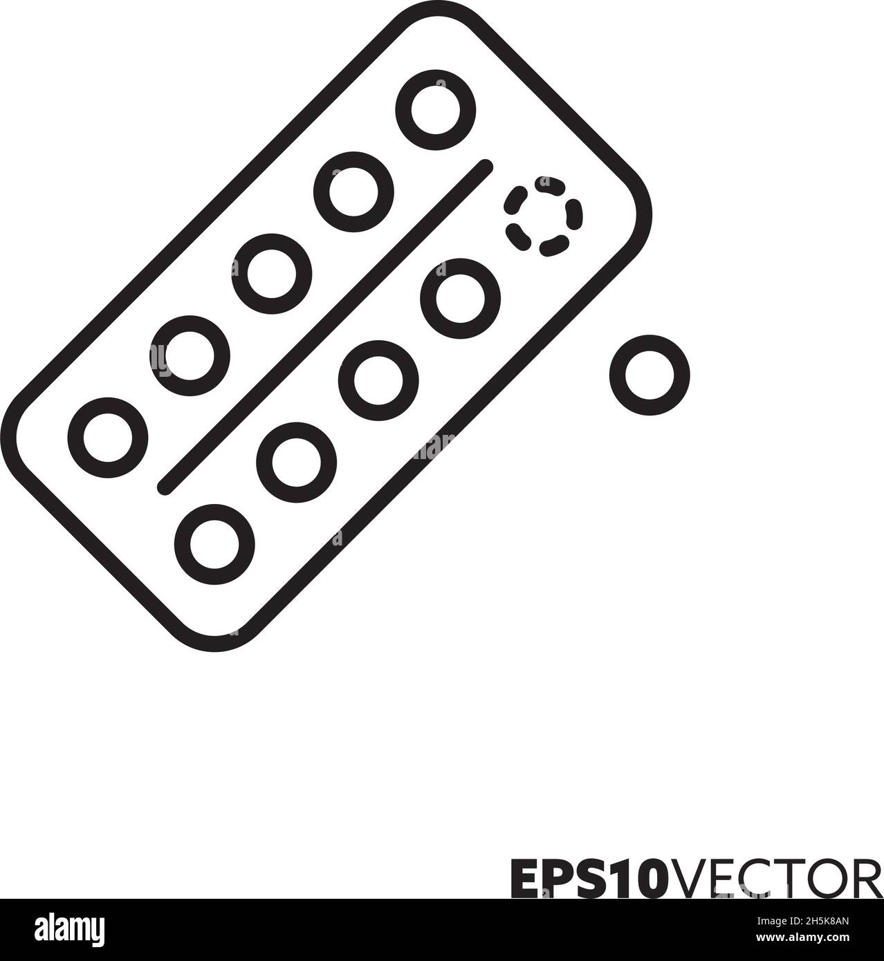 Blister Icon High Resolution Stock Photography and Images - Alamy