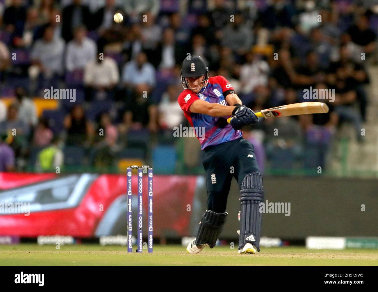 England's Liam Livingstone bats during the ICC Men's T20 World Cup semi ...