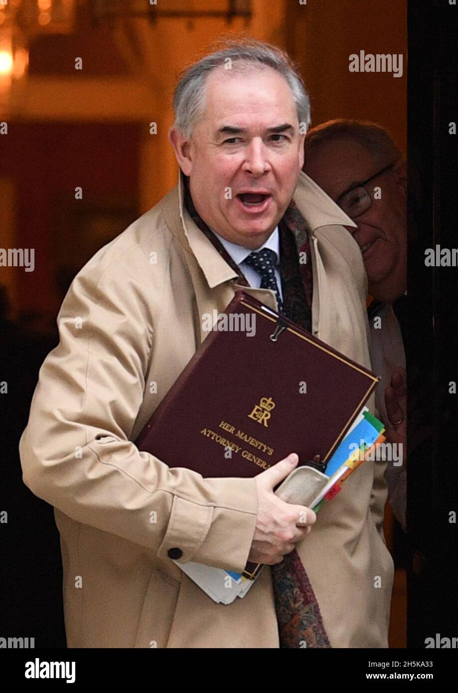 File photo dated 6/2/2020 of the then Attorney General Geoffrey Cox ...