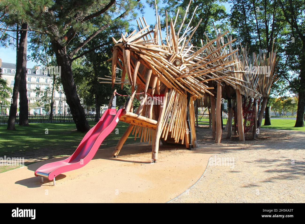 playground in nantes (france Stock Photo - Alamy
