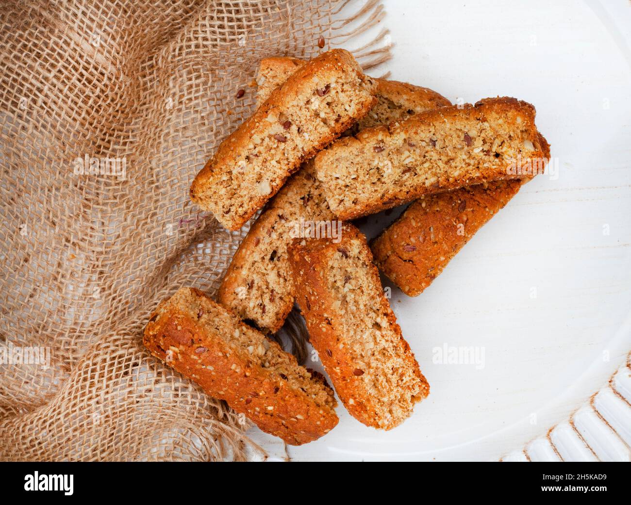 Traditional South African bran and seed rusks Stock Photo - Alamy