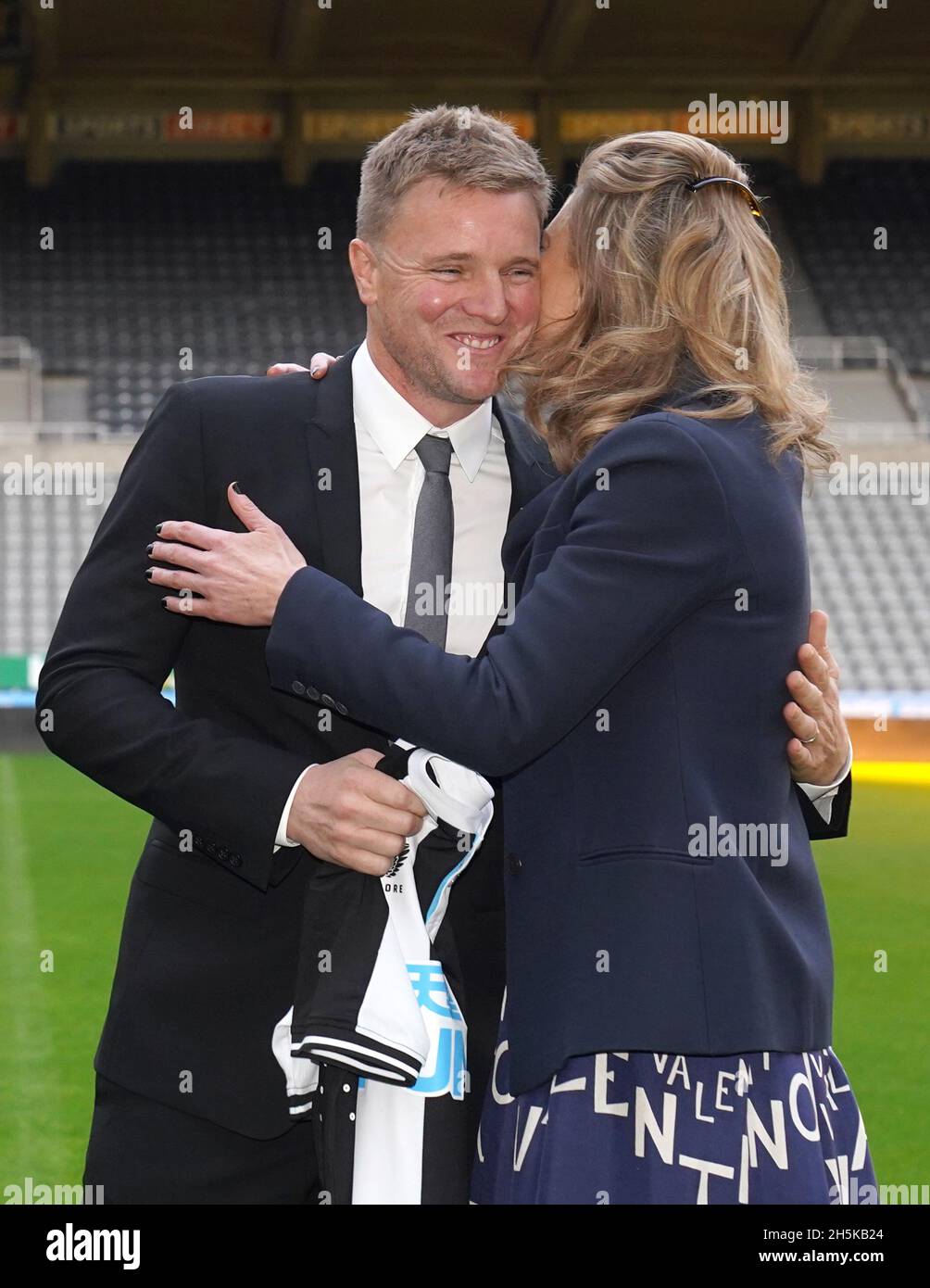 Club director Amanda Staveley with newly appointed Newcastle United ... Club director Amanda Staveley with newly appointed Newcastle United ...