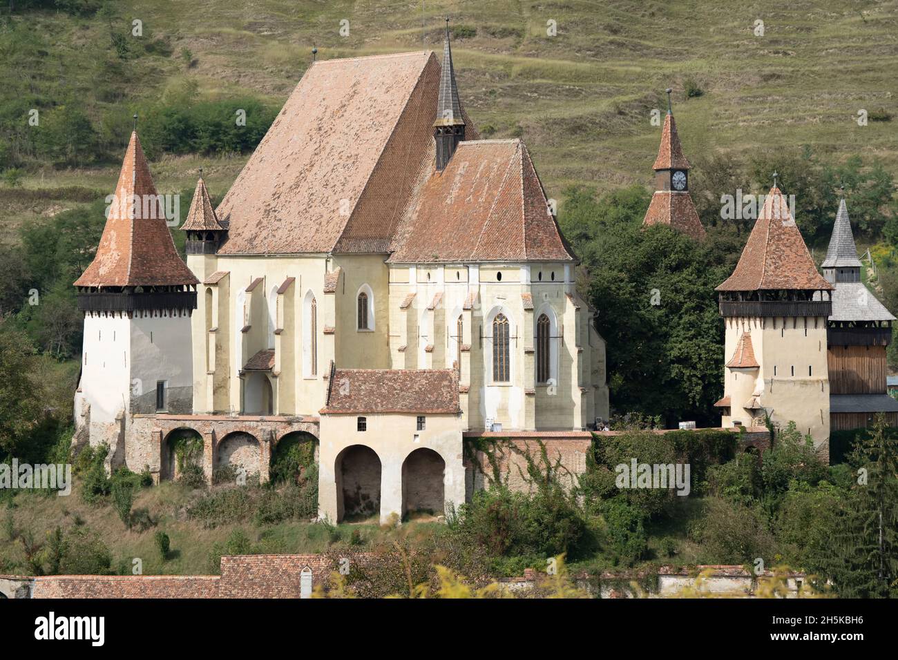 The Medieval late Gothic Fortified Saxon Church of Biertan, Sibu County ...