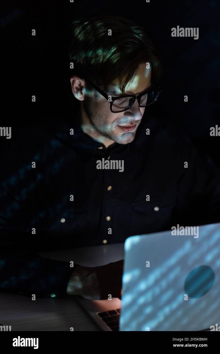 Black programmer hi-res stock photography and images - Alamy