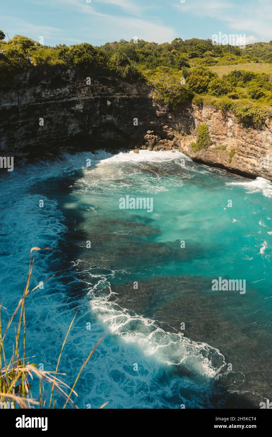 Angel's Billabong, a spectacular rock formation with crystal blue water ...