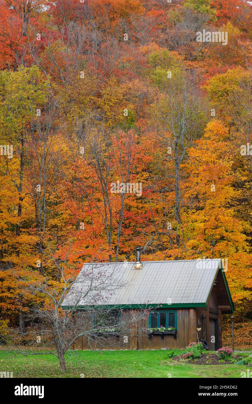 House in front of hillside hi-res stock photography and images - Alamy