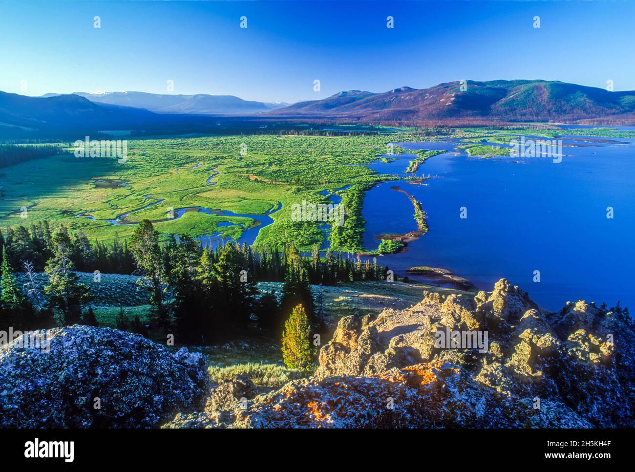 Thorofare river trail hi-res stock photography and images - Alamy