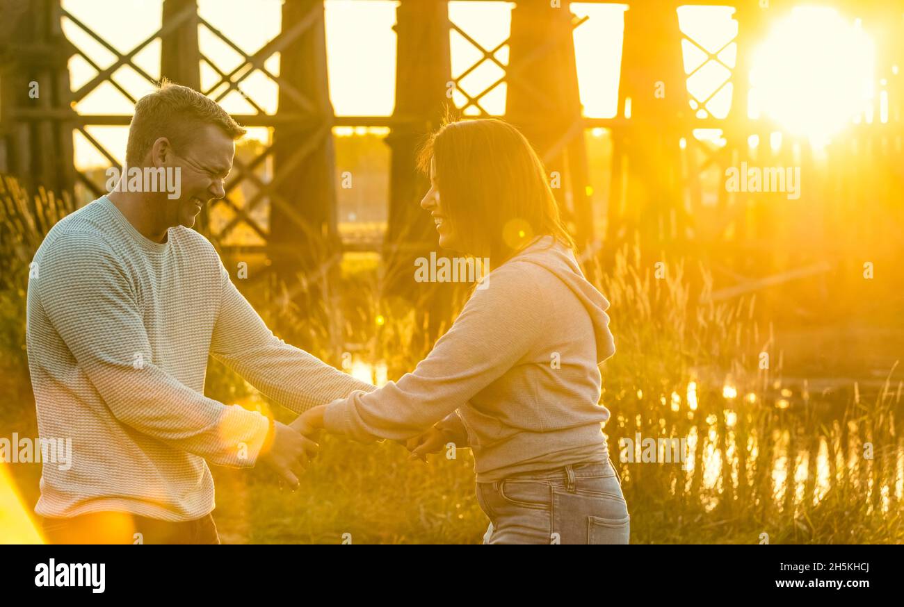 Playful couples hi-res stock photography and images - Alamy