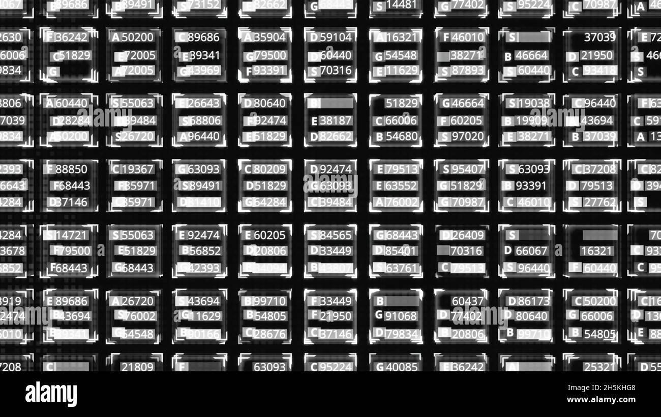 Data and number values passing through cyberspace. Colorful abstract ...