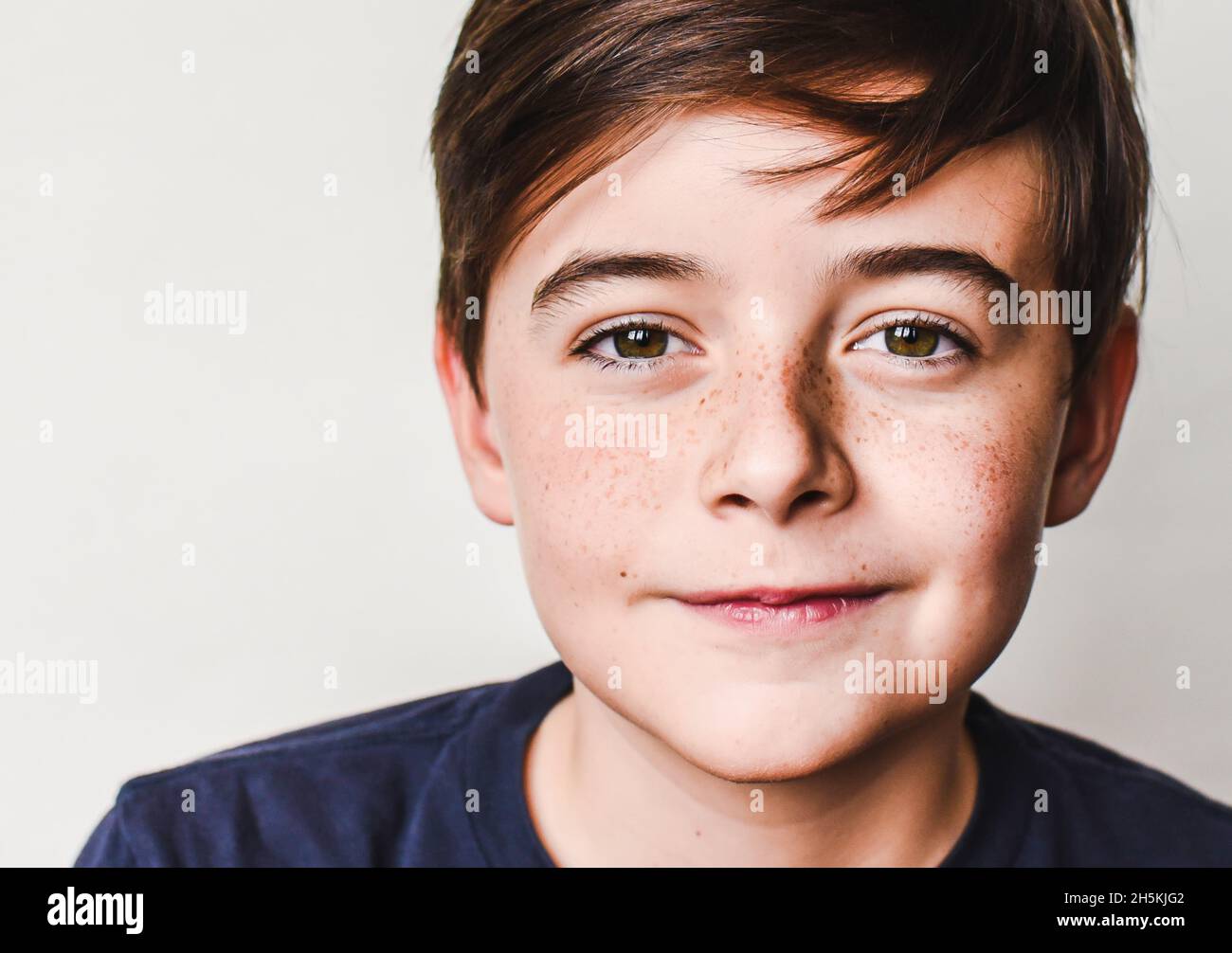 Cute Boy With Brown Hair