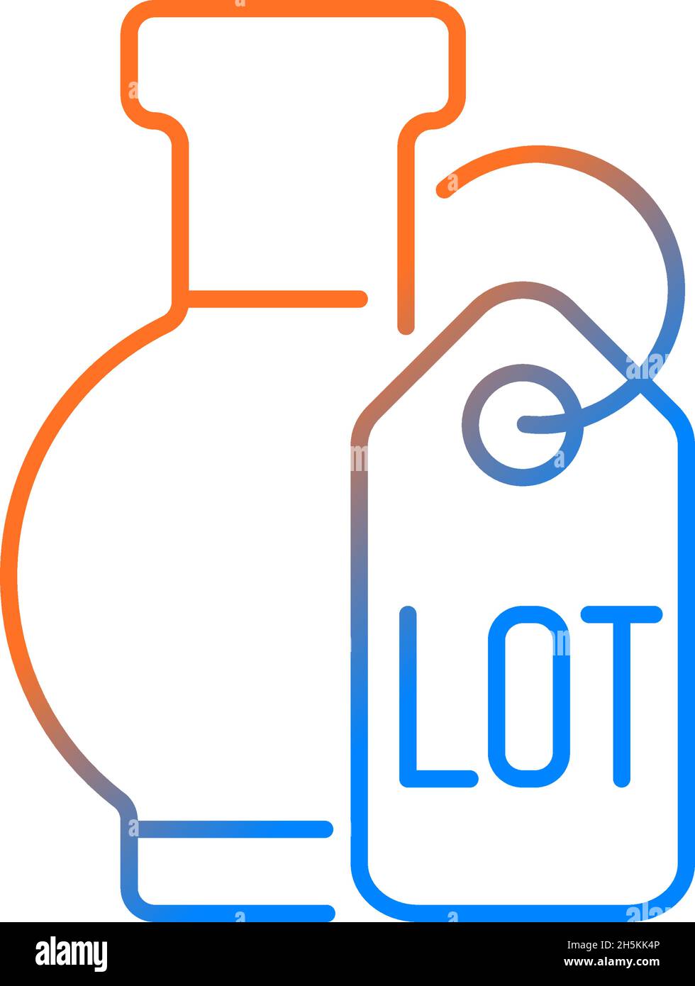 Lot gradient linear vector icon Stock Vector Image & Art - Alamy