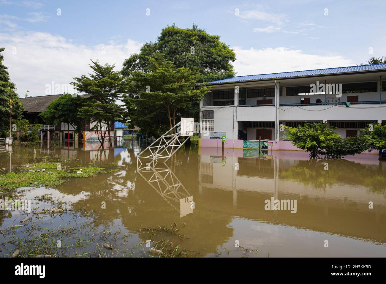 Flooded School