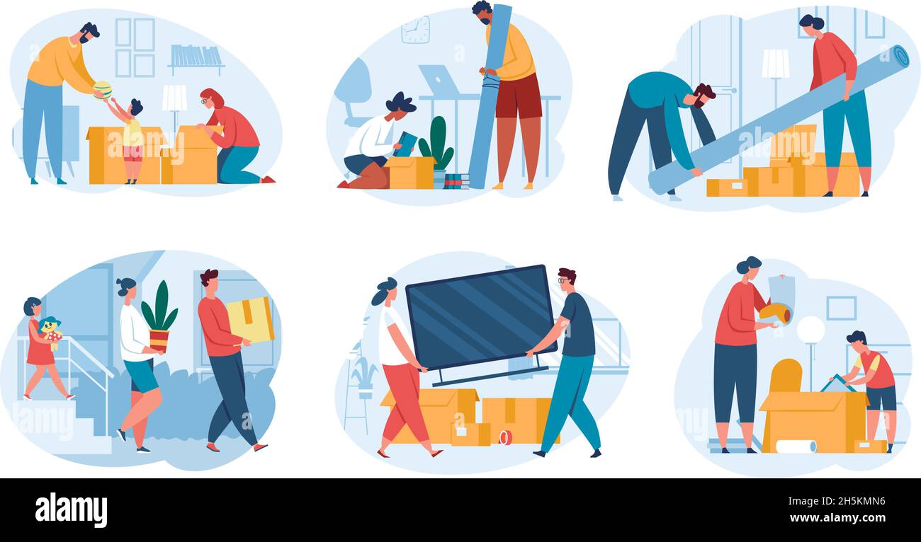 House full of stuff Stock Vector Images - Alamy