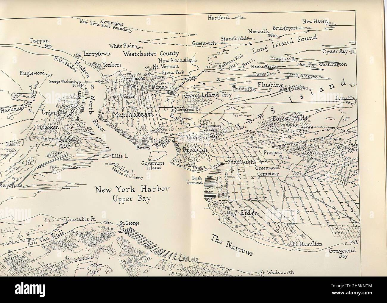 18-19th century vintage map. Good for geography and history Stock Photo ...