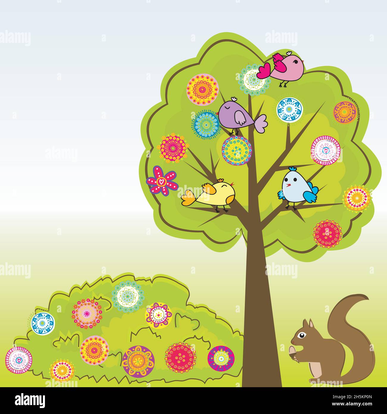 Cartoon greeting card Stock Vector Image & Art - Alamy