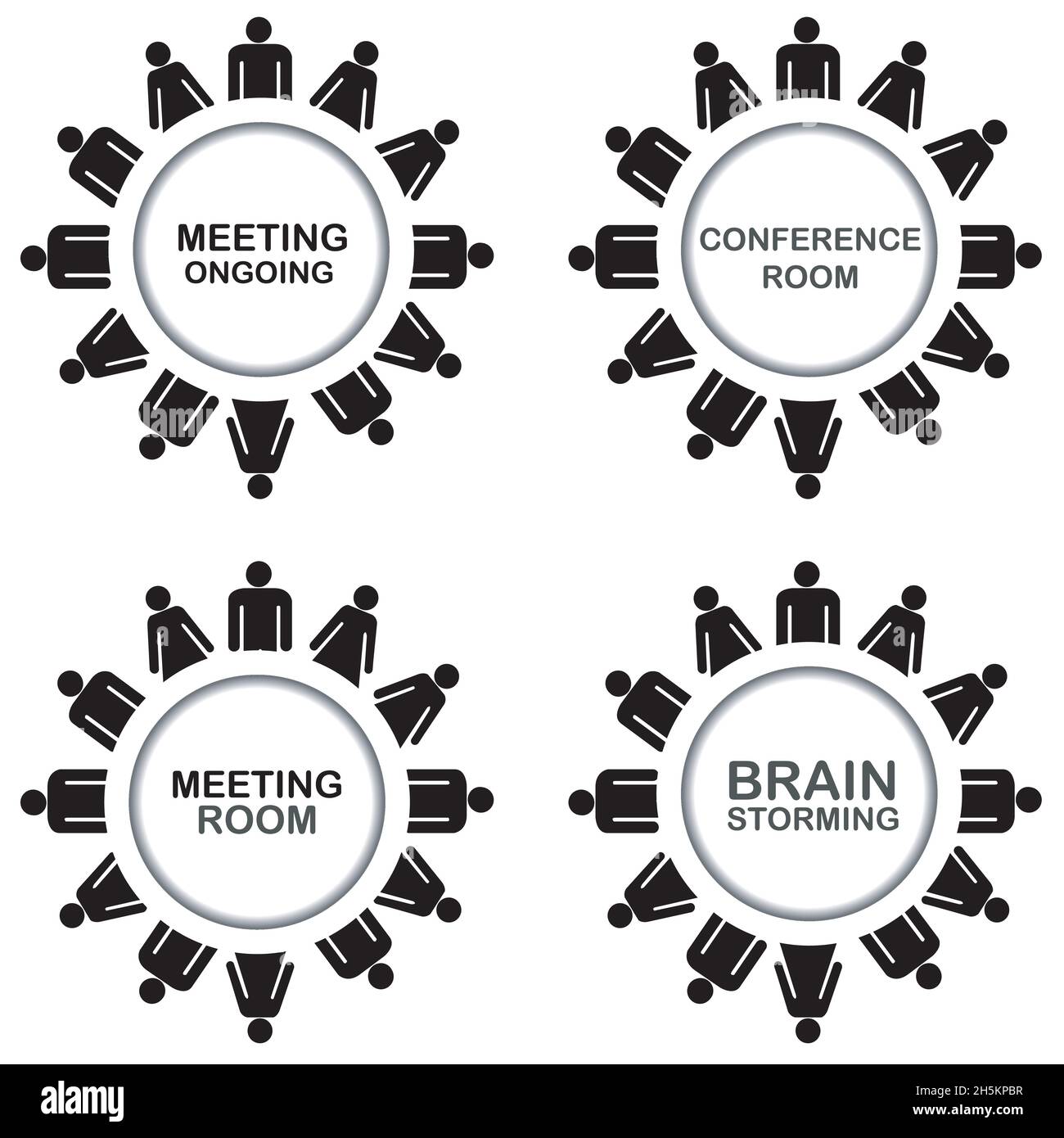 Meeting Room Icon Vector