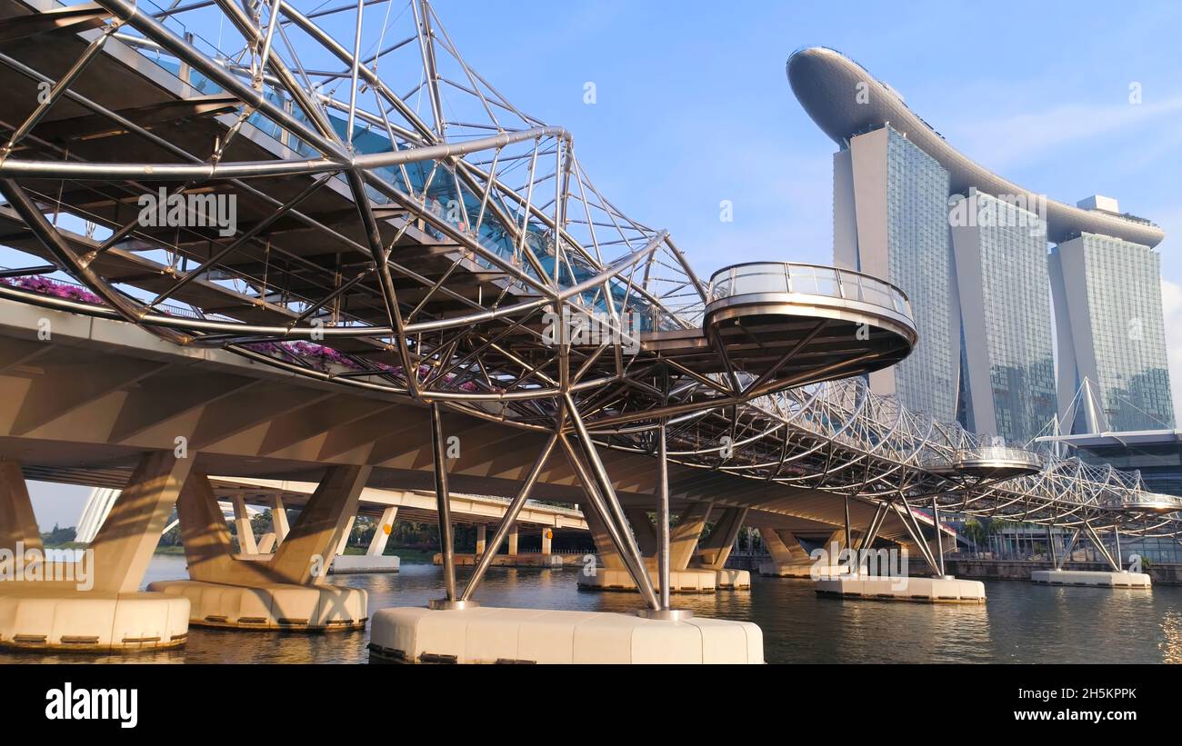 Helix Bridge Top View
