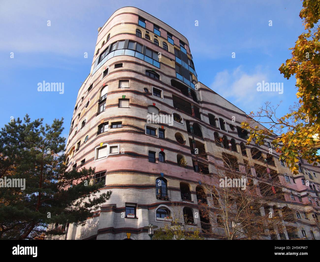 Waldspirale (Darmstadt, Hesse, Federal Republic of Germany Stock Photo ...