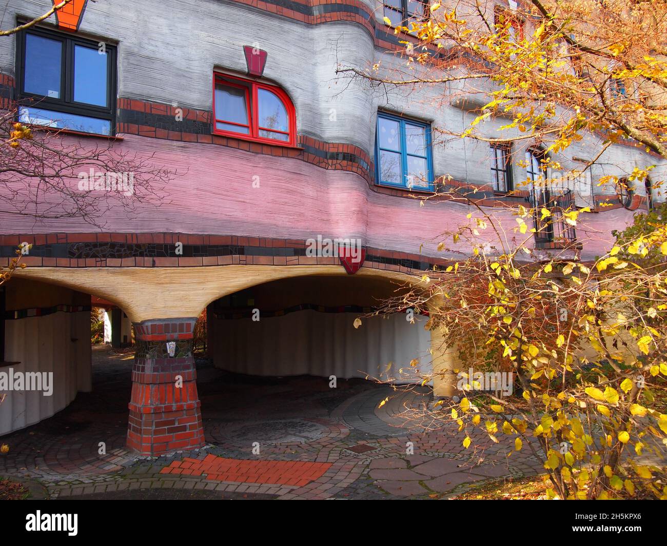 Waldspirale (Darmstadt, Hesse, Federal Republic of Germany Stock Photo ...