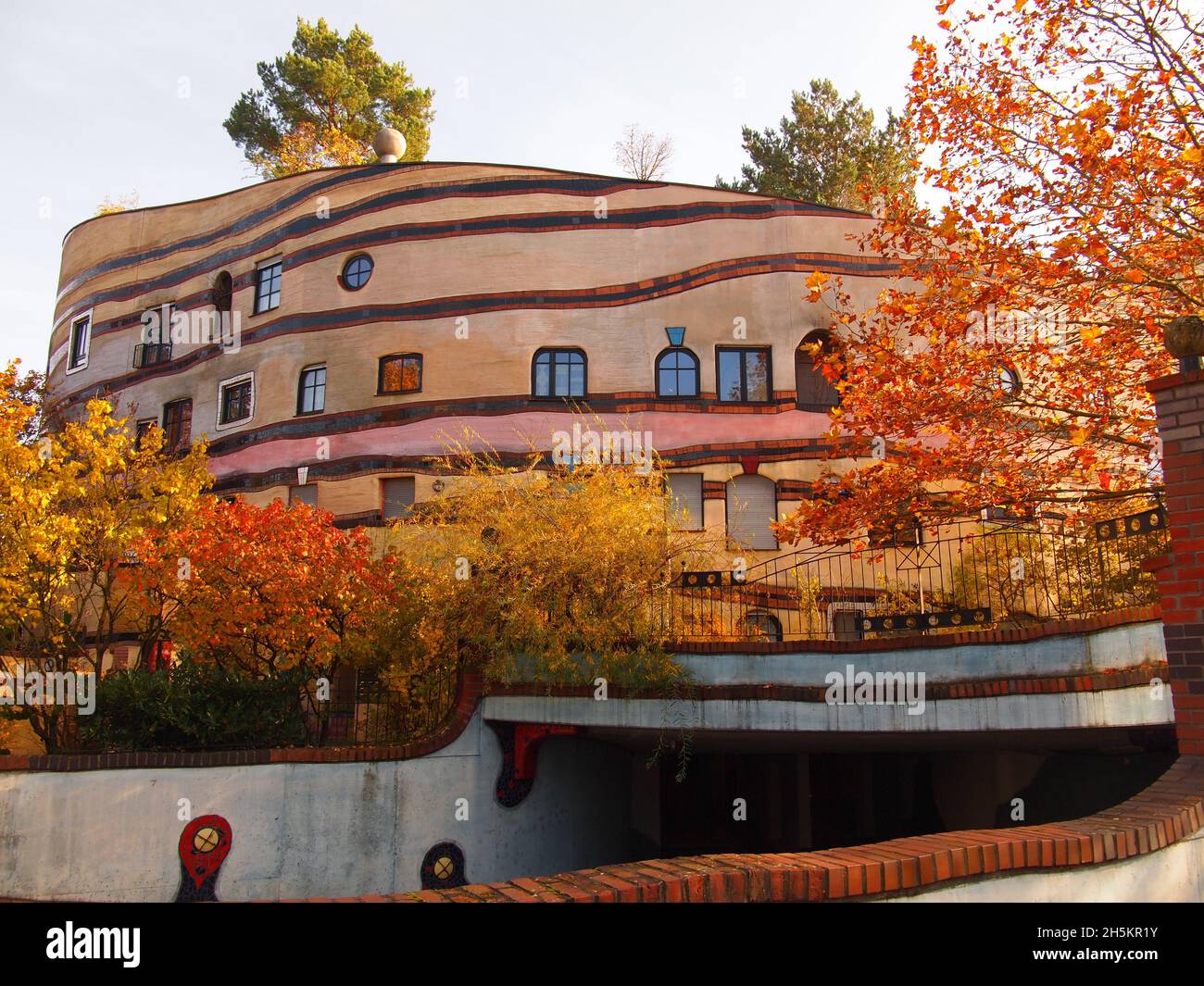 Waldspirale (Darmstadt, Hesse, Federal Republic of Germany Stock Photo ...