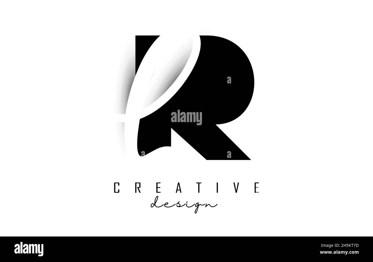 Letters RL logo with a minimalist design. Letters R and L with ...
