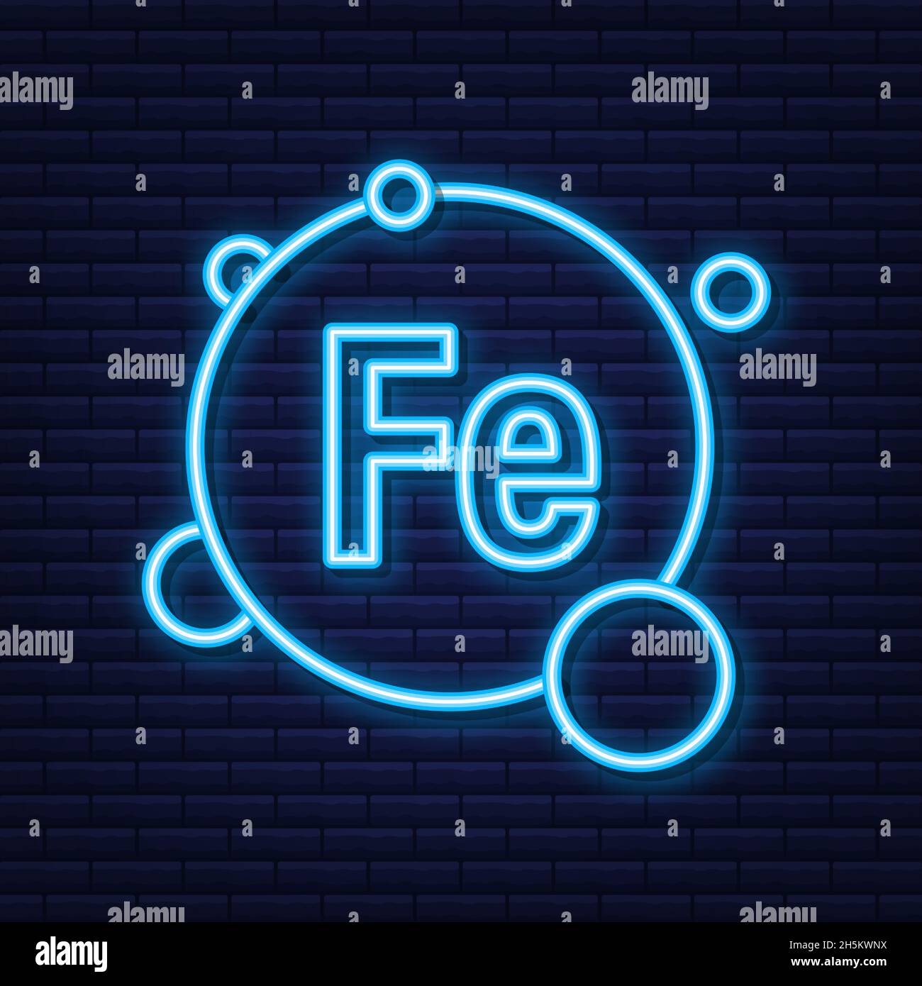 Iron element chemical Stock Vector Images - Alamy