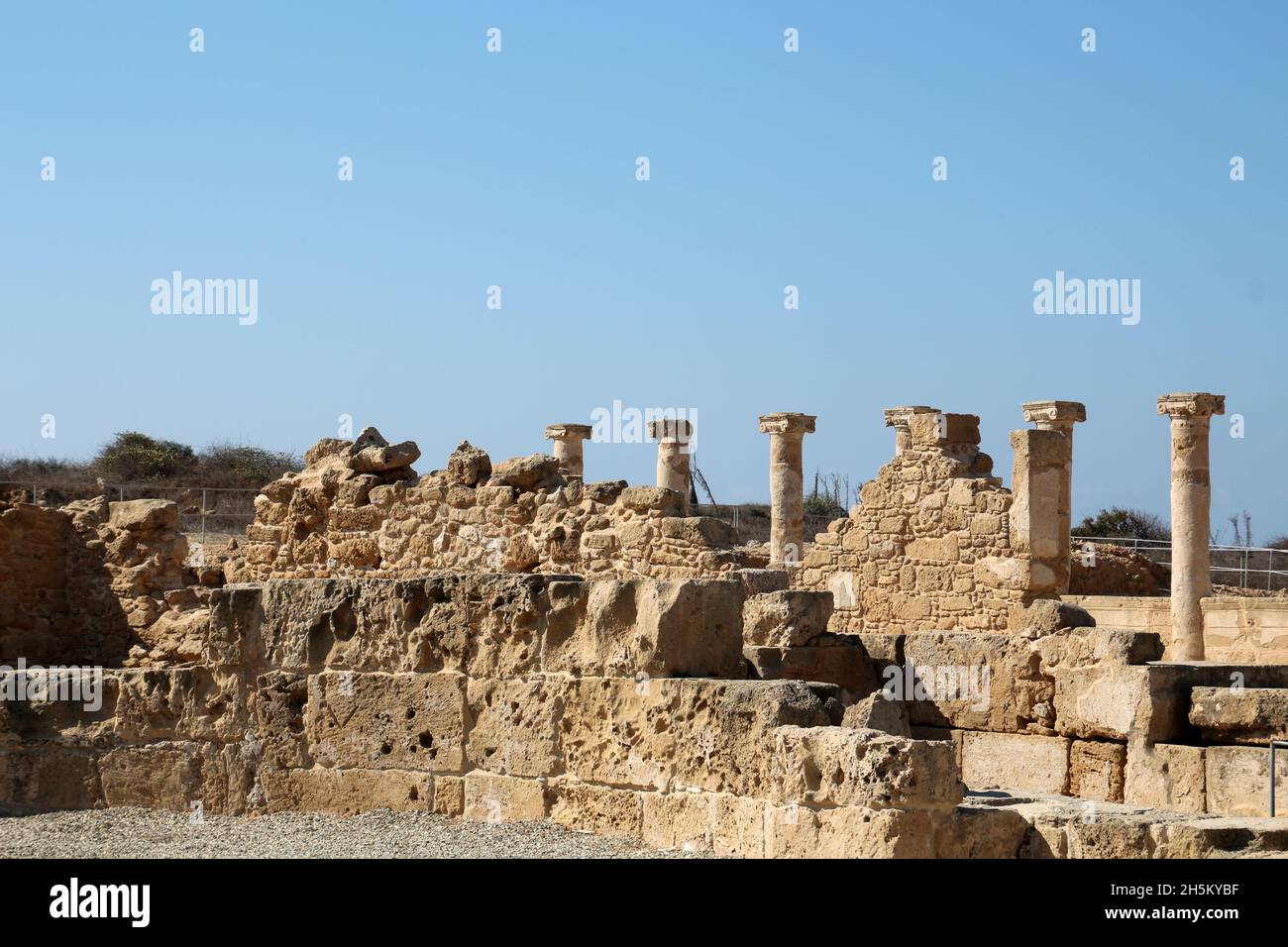 The archaeological park of Kato Paphos, Cyprus Stock Photo - Alamy