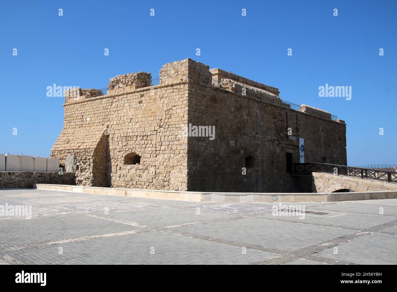 The medieval castle at the port of Paphos, Cyprus Stock Photo - Alamy