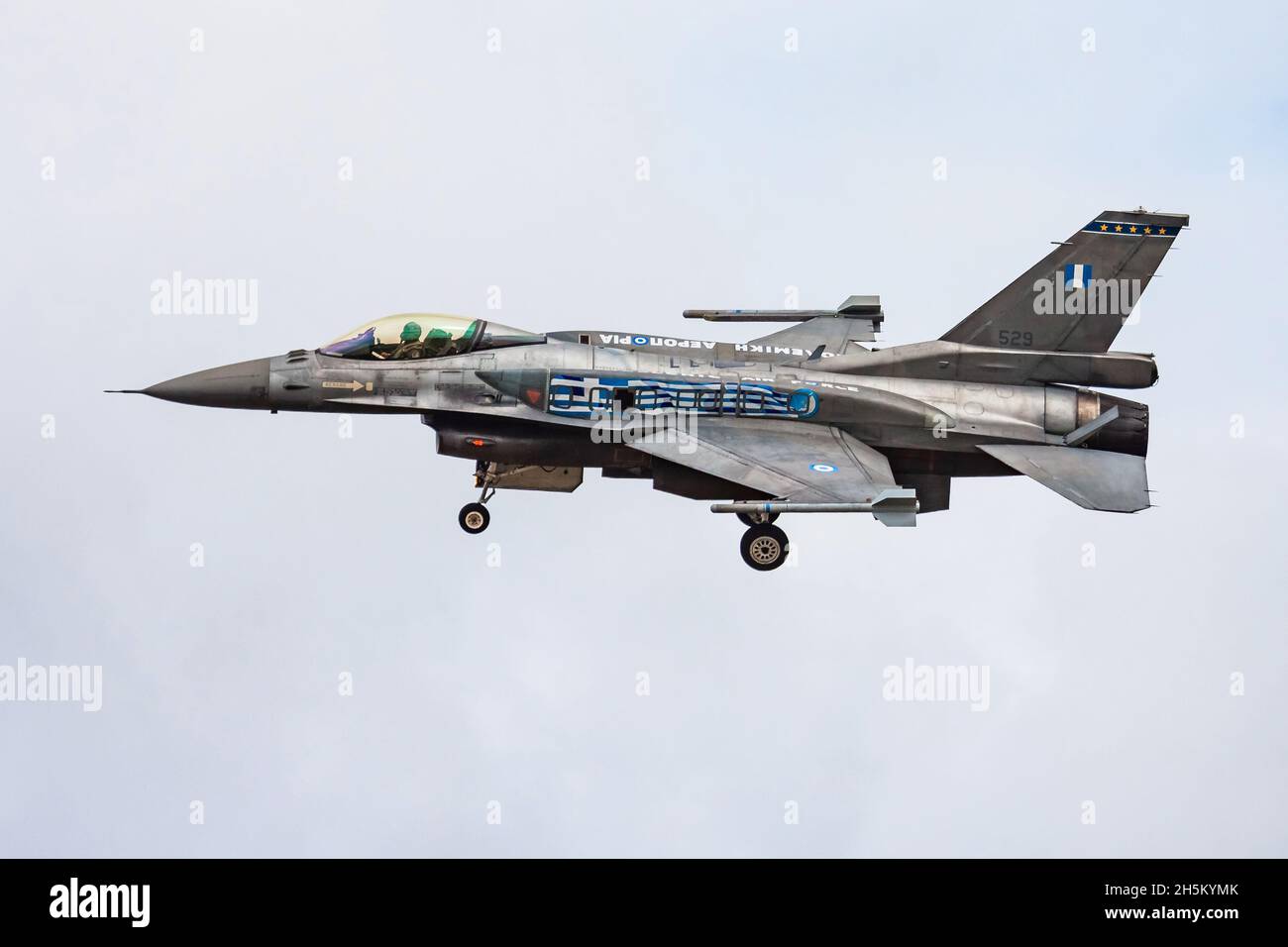 Radom, Poland - August 23, 2013: Military fighter jet plane at air base ...