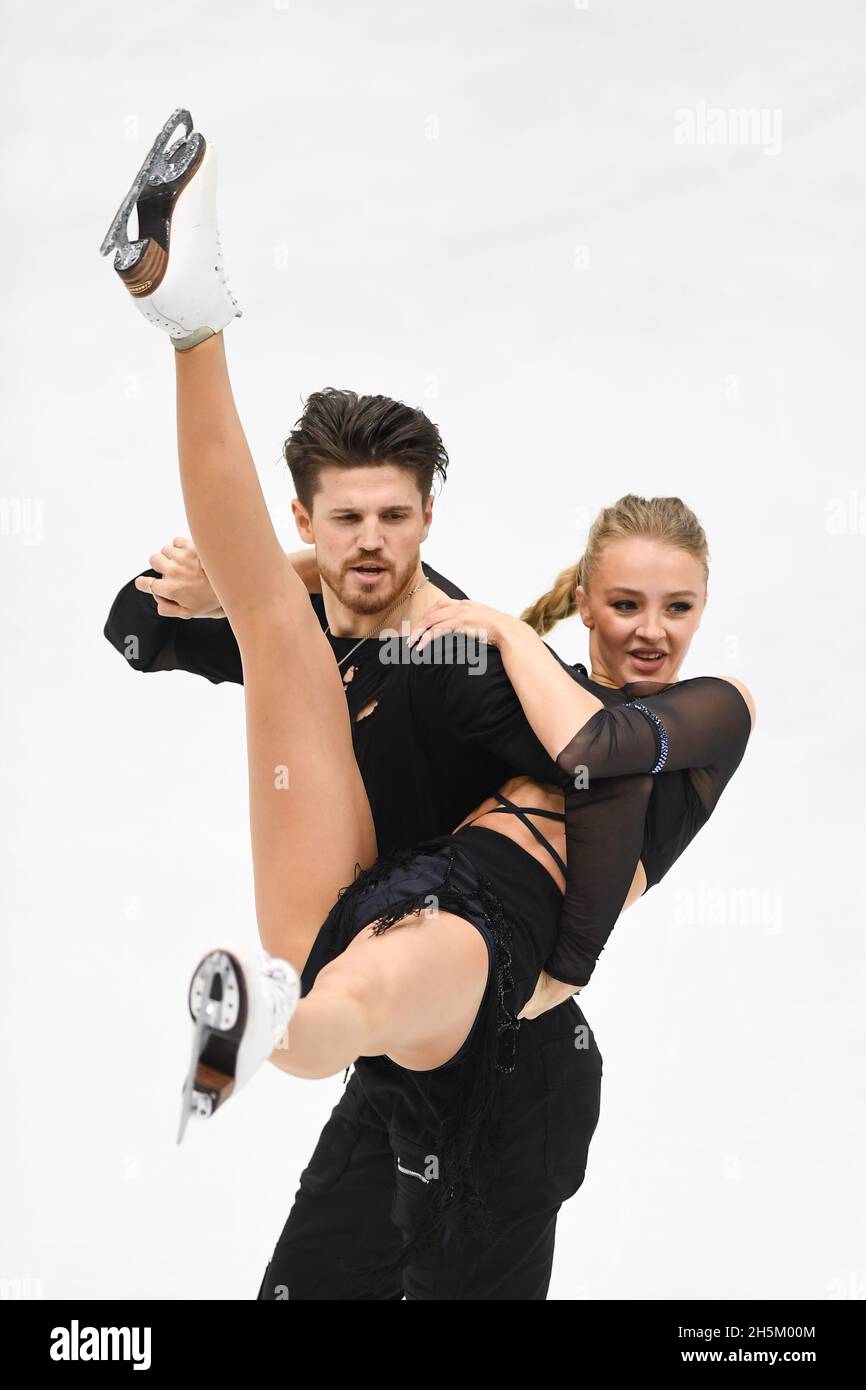 Alexandra STEPANOVA & Ivan BUKIN, Russia, during practice, at the ISU ...
