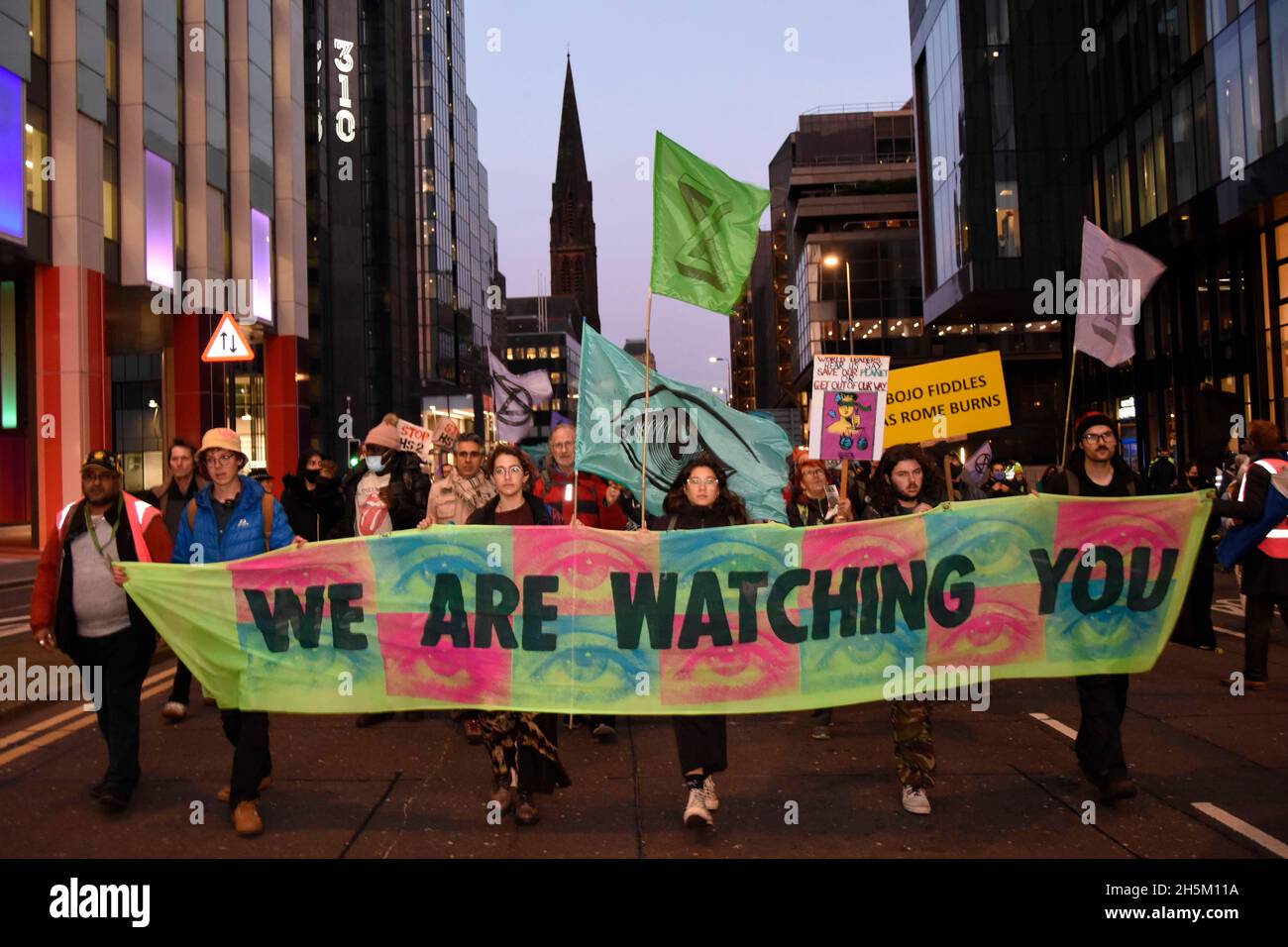 Chase bank protest protesters march hi-res stock photography and images ...