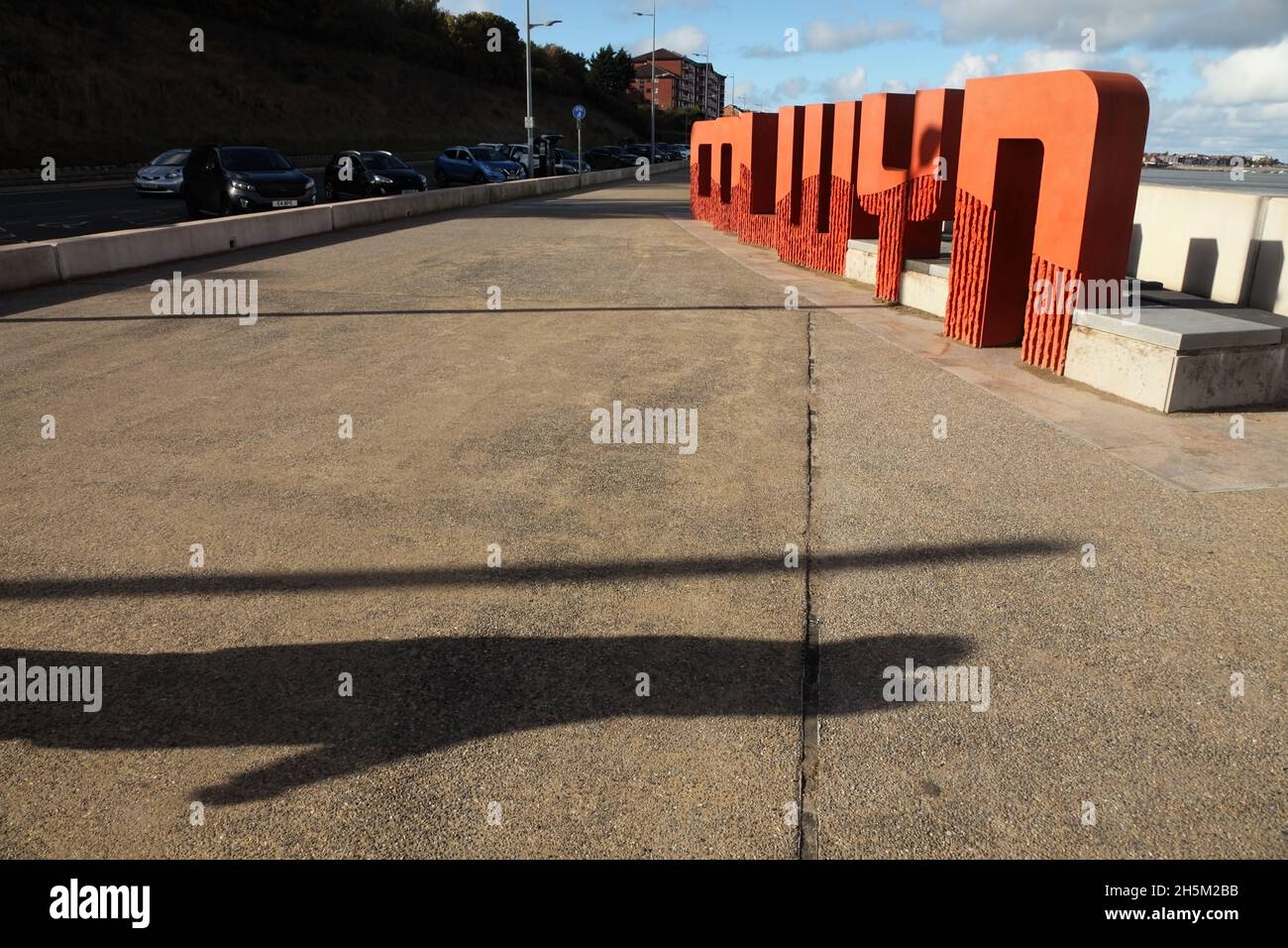 Colwyn Bay seafront, Conwy, Wales, UK Stock Photo - Alamy