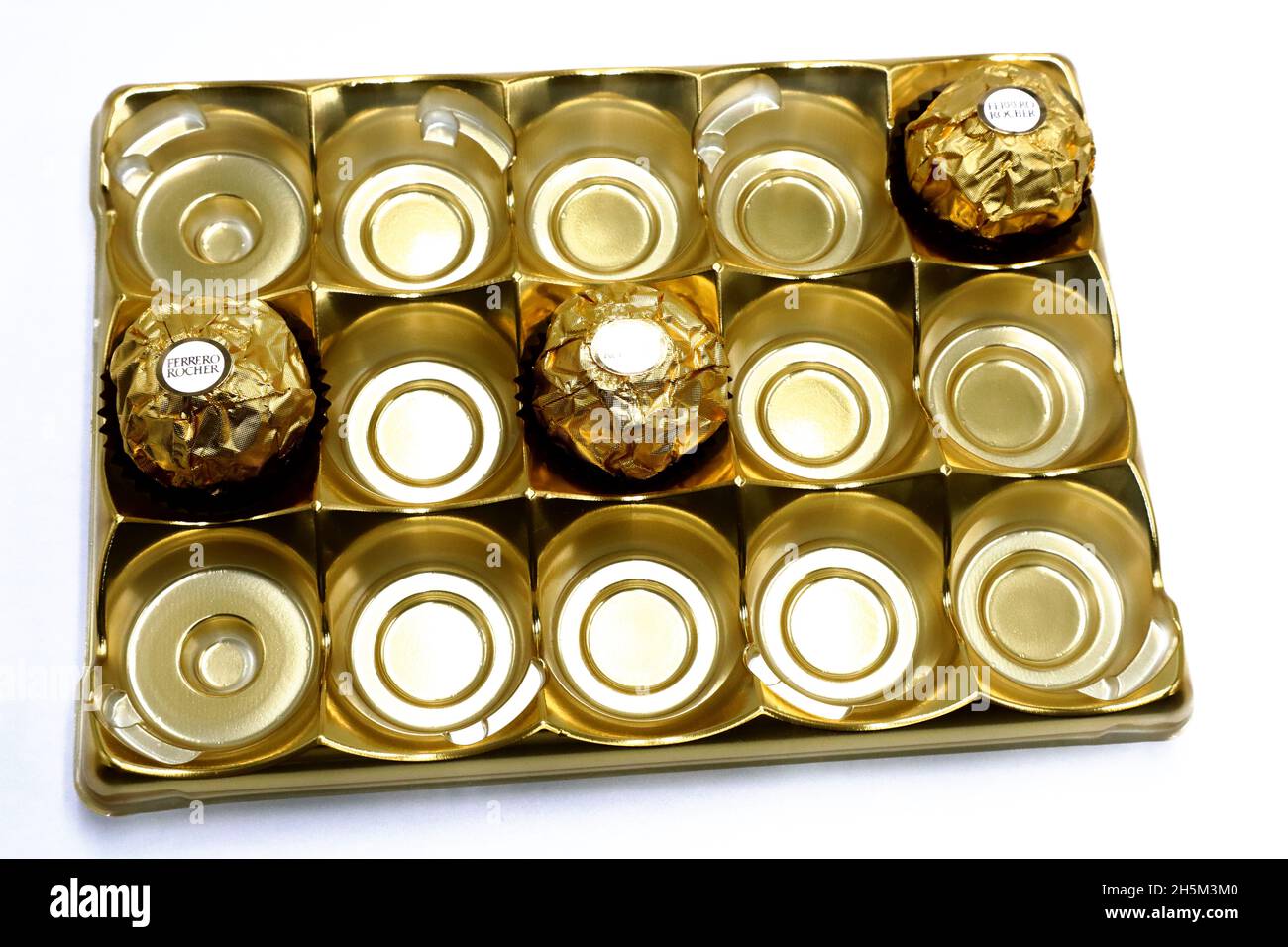 FERRERO ROCHER premium chocolate sweets Stock Photo - Alamy