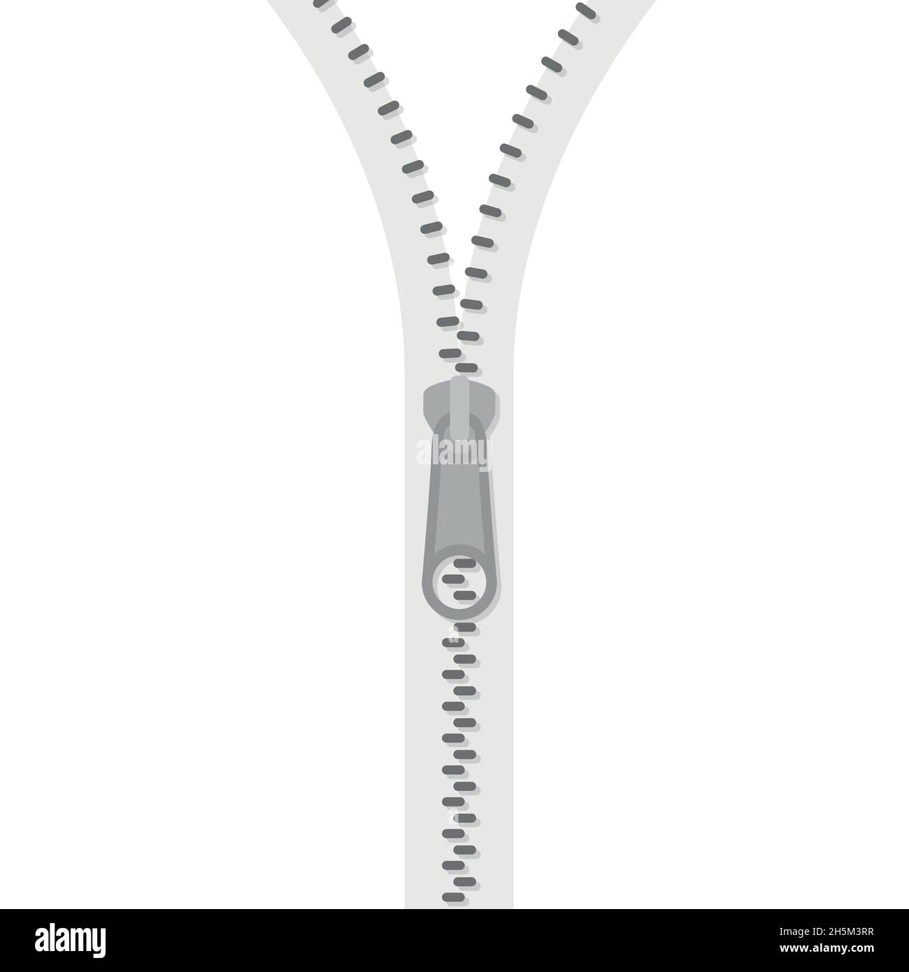 Icon zipper. Zippered lock and unlock. Closed and open zipper. Fastener. Border. Vector ...