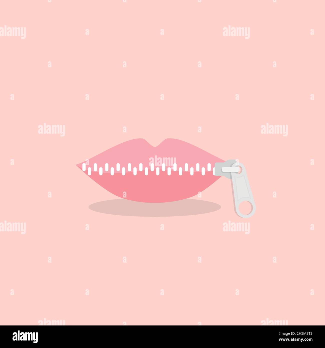 Keeping shut Stock Vector Images - Alamy