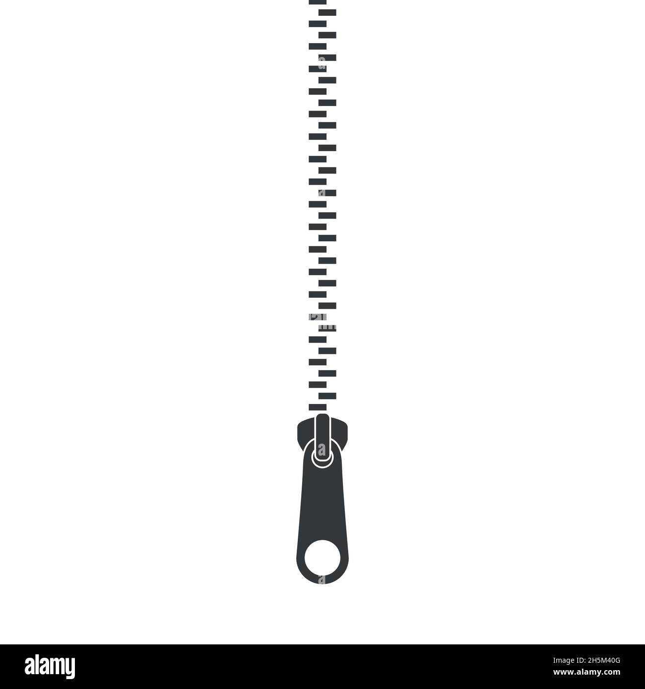 Icon zipper. Zippered lock. Closed zipper. Fastener. Vector illustration Stock Vector Image ...