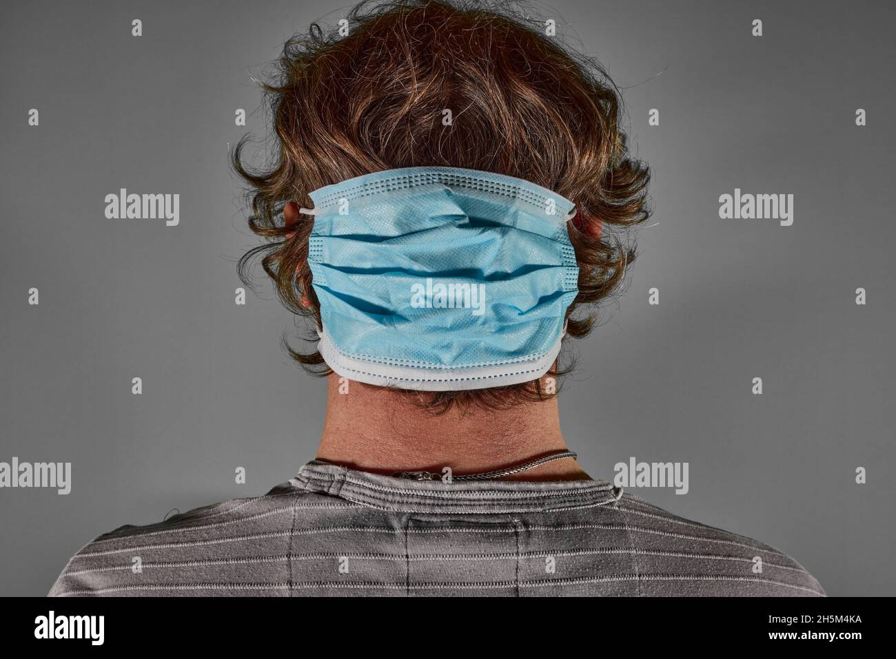 Mask back of head hi-res stock photography and images - Alamy