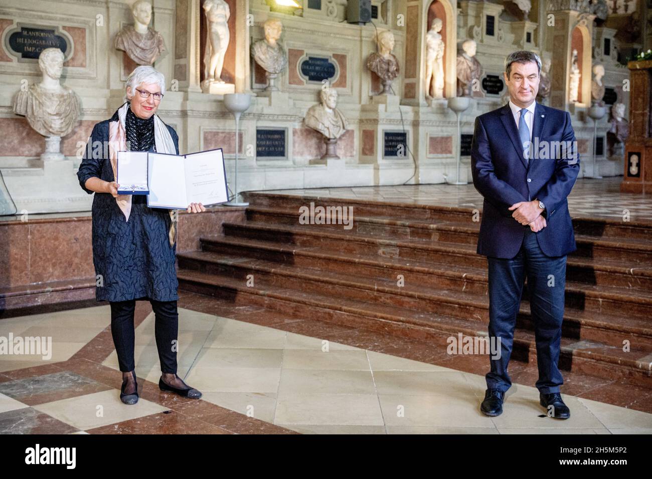 Prof. Dr. Heike Paul receives medal.On November 10, 2021 in Munchen ...