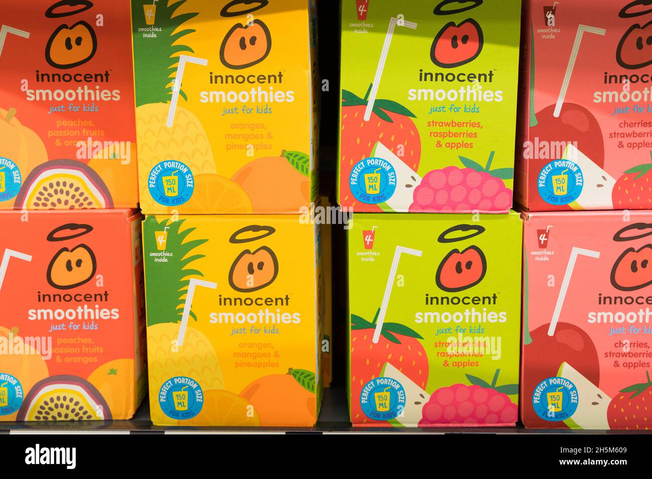 Innocent smoothies for kids hi-res stock photography and images - Alamy