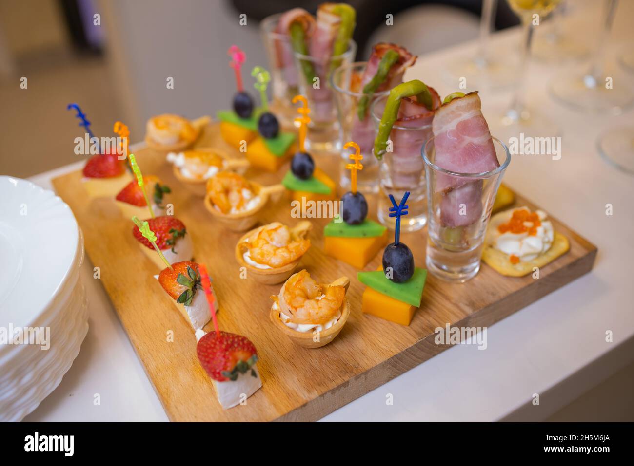 Buffet style food in trays - a series of RESTAURANT images Stock Photo ...