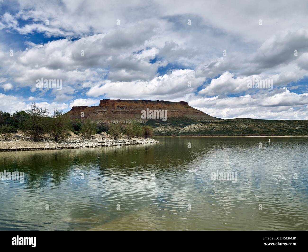Scene from the Sweetwater County, Wyoming, portion of the Flaming Gorge ...