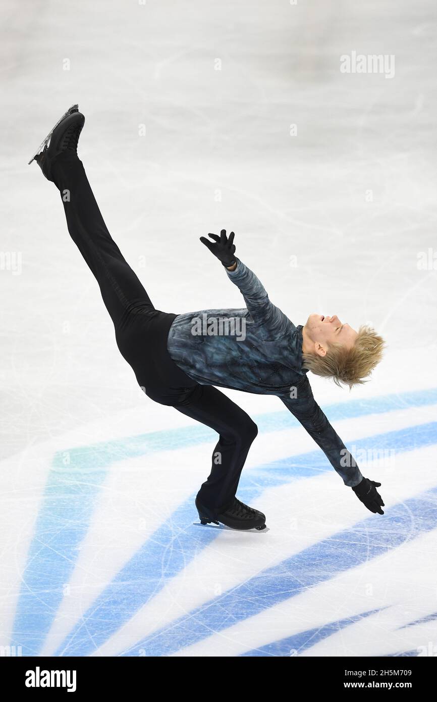 Daniel GRASSL, Italy, during practice, at the ISU Grand Prix of Figure ...