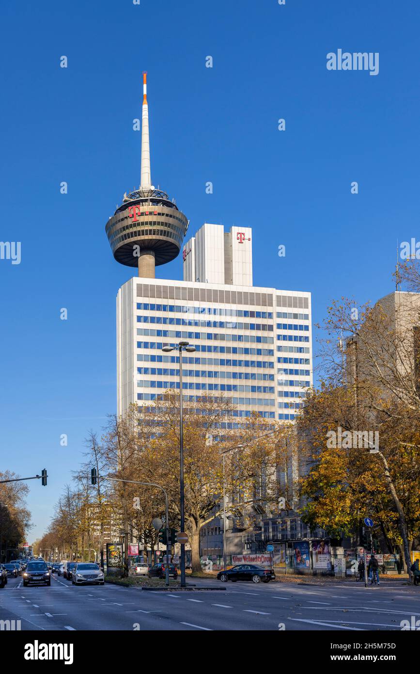 Telekom buildings in Cologne are a dominant landmark in northern city ...