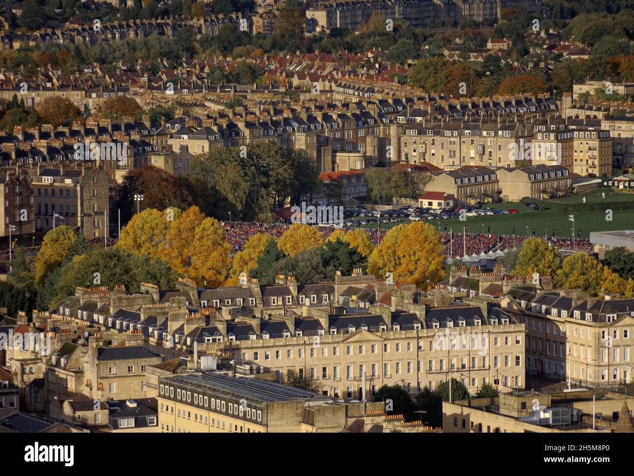 bath alexandra park autumn golden Stock Photo - Alamy