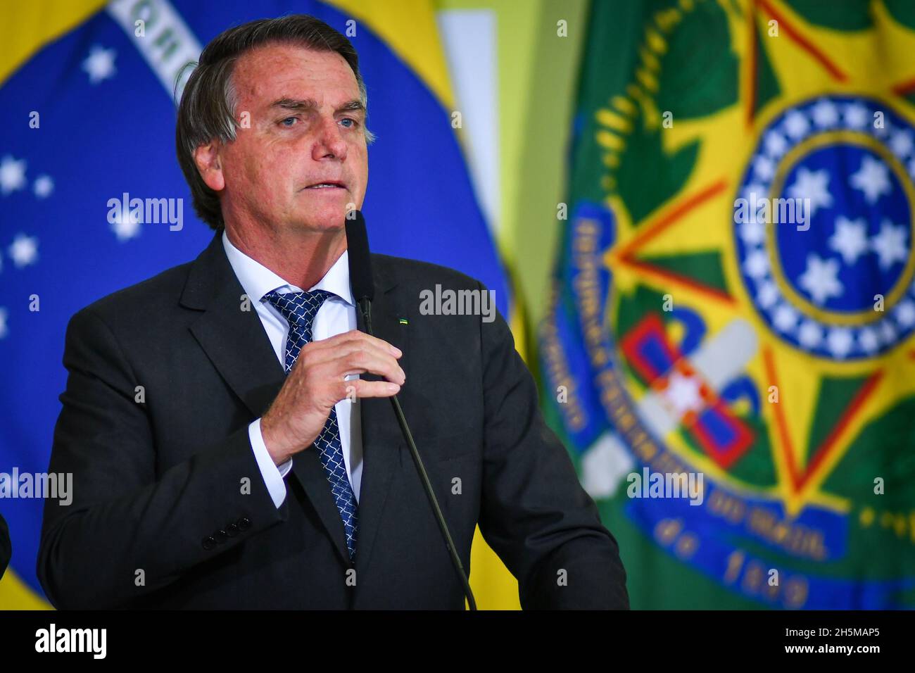 Brasilia, Brazil. 10th Nov, 2021. This Wednesday (10), President Jair ...