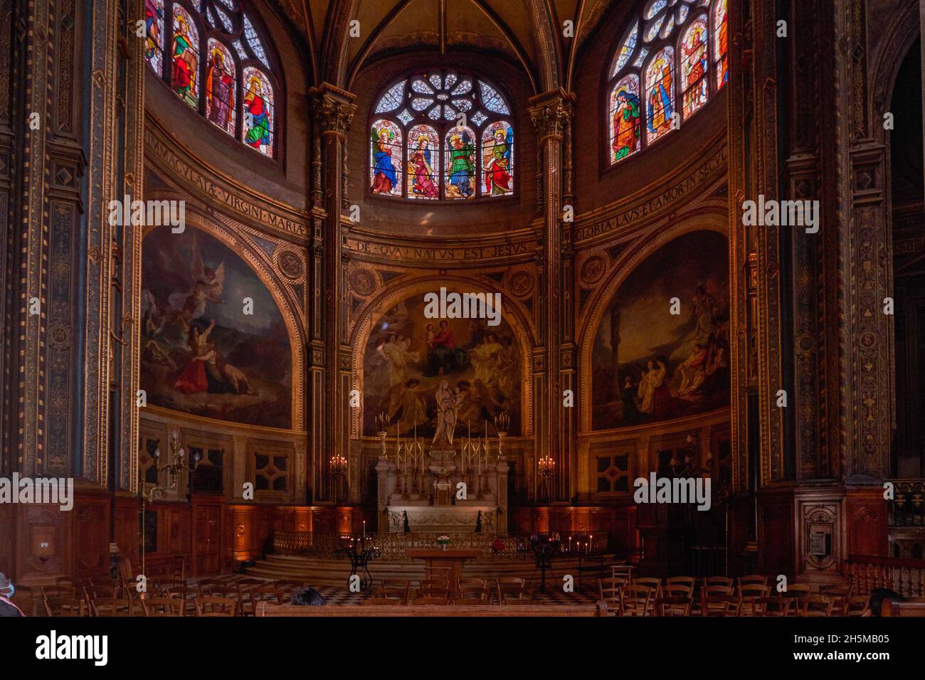 Église Saint-Eustache - 16th century Gothic Catholic Church with ...